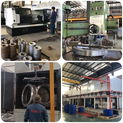 Cina Dn40 Dn50 Dn80 Dn100 Dn150 Din Pn10 Ss316 Flanche di gomma a sfera singola di grado alimentare in vendita
