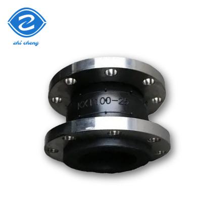 중국 공기 매체 및 DIN 플랜지 표준용 스테인레스 스틸 단일 구형 고무 핑팅 판매용