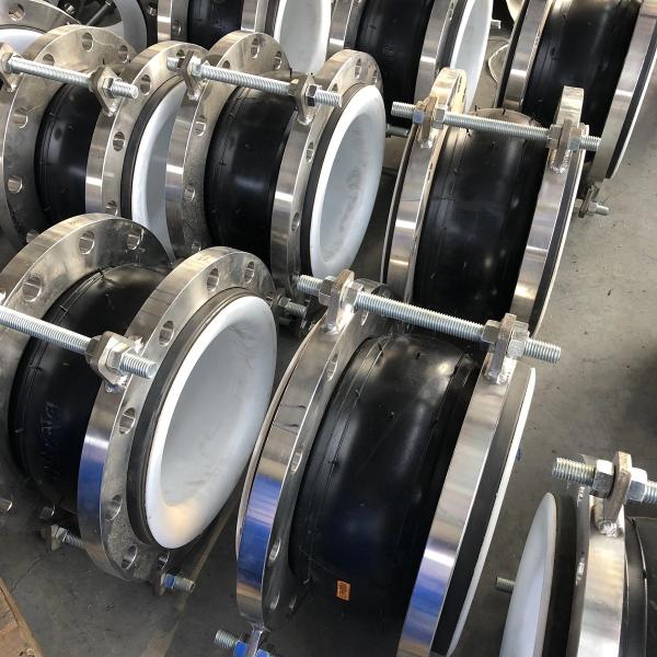 Quality DN25-DN3000 Flange End Flexible Joint Rubber Expansion Bellows for sale