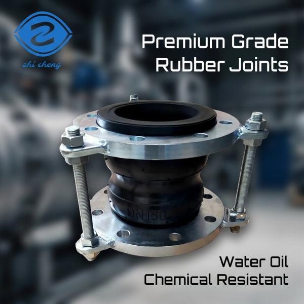 Quality Twin Sphere Rubber Expansion Joint For Water Media Limit Tie Rods Pressure Booster Rings for sale