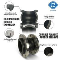 Quality Round Double Arch Expansion Joint Epdm Rubber Joint Booster Ring For High for sale