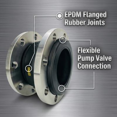China Ss304 Flange Type EPDM Expansion Rubber Flexible Joint for sale