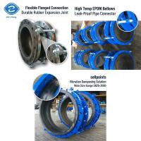 Quality Epdm Bellows Expansion Joint High Temperature Flexible Flange Connection NR for sale