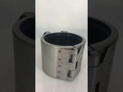 Manica di riparazione estesa con rivestimento in PTFE per tubazioni chimiche Kit di riparazione esteso di tenuta a pressione