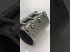 Riparazione di tubi di scarico Clamping 1/2 pollice Ss 316 tubi di olio pressurizzati connessione avvolta