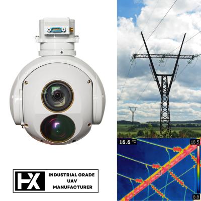 China HXTS01C 15KM Target Detection Identification Drone Pods 1KG Weight 2 Axis 640X512 Thermal Resolution HXTS01C for sale