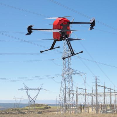 Китай промышленная воздушная полезная нагрузка 8KG трутней 80minute для береговой линии города улицы шахты исследуя HXN1-R продается