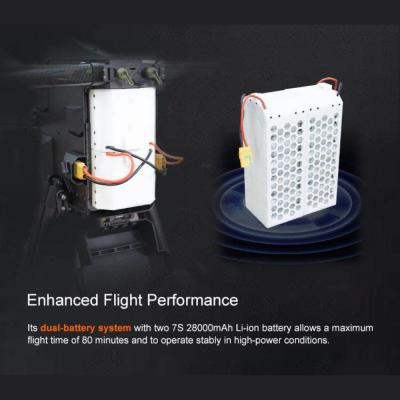 China Câmera HXN1-R feito sob encomenda da carga útil 7KG do zangão do rotor dos zangões de fiscalização 8 da longa distância 1.4Hours de 40KM à venda