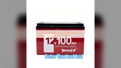 Upgrade to 12V 100Ah LiFePO4 Battery for Long Life