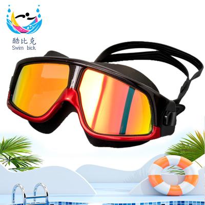 China Clearer Vision Men Women Swimming Goggles Outdoor Adult Water Goggles Electroplated for sale