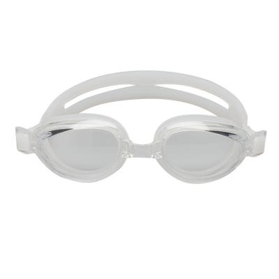 China Double Layer Silicone Swim Goggles Aquatic Goggles With Colorful Lens for sale