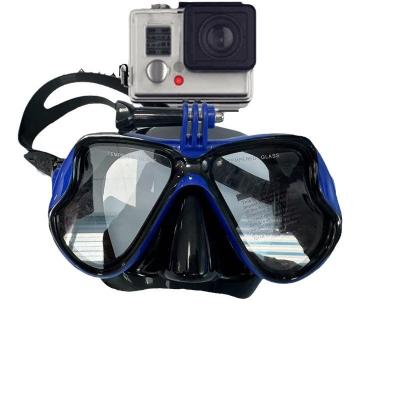 China Fully Dry Silicone Diving Mask Single Lens Anti Fog Snorkeling Mask For Adults Surfing for sale