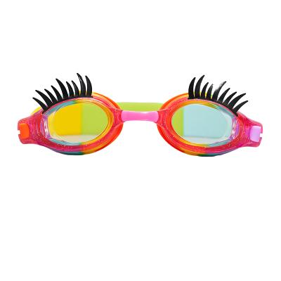 Cina Occhialini da nuoto per bambini con protezione UV, miopia elettroplaccata, antiappannamento, cinturino regolabile e visione curva 3D in vendita