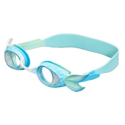 Cina Occhialini da nuoto per bambini con protezione UV, miopia elettroplaccata, antiappannamento, cinturino regolabile e visione curva 3D in vendita