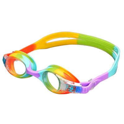 Cina Occhialini da nuoto per bambini anti-appannamento e protezione UV con cinturino regolabile e ponte nasale in silicone confortevole per bambini in vendita