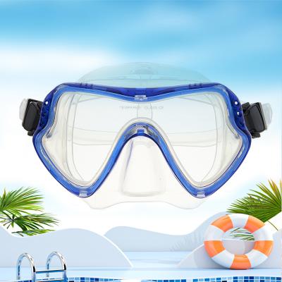 China Diving mask Anti-Fog Swimming Snorkel mask Suitable for Adults Scuba Dive Swim Snorkeling Goggles Masks ，The skirt of the mask is made of soft food-grade liquid silicone for sale