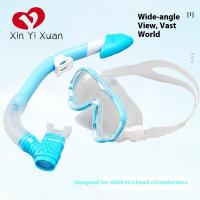 China Children's Anti-Fog Snorkeling Mask Set with Tempered Glass Lens for Ages 8-12 | UV Resistant Silicone Construction for sale