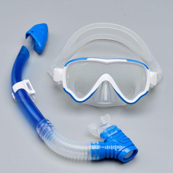 Quality Children's diving mask breathing tube set, snorkel mask, silicone anti-fog fully dry swimming and diving glasses, new model for sale