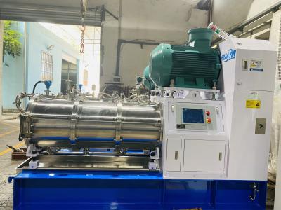 China Máquina de moagem de areia horizontal molhada de grande fluxo com vedação mecânica de ponta dupla Allwin à venda