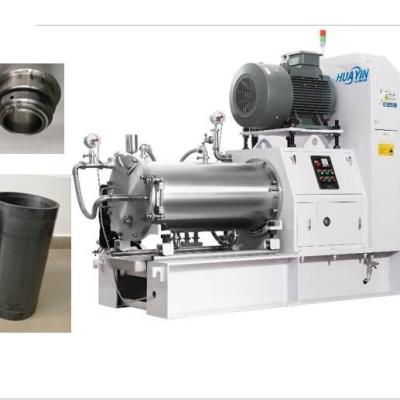 Axis Discharge 55kw Horizontal Bead Mill For Dyestuff , Ink , Paper Making LFP