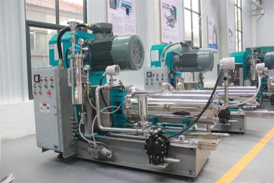 China Flammable Environments High Flow Horizontal Sand Mill Medium Sized for sale