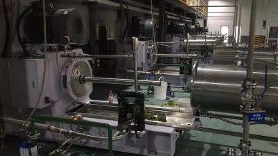 중국 55kW 정전기 안료 제분기 1200 킬로그램 습식 비즈 분쇄 판매용