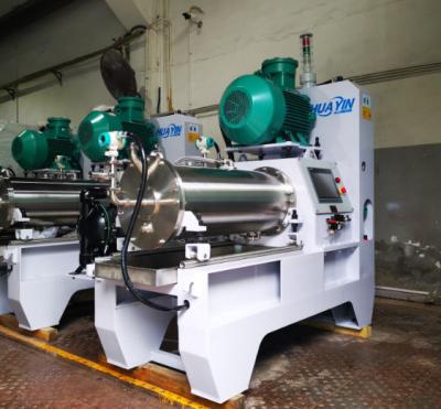 China Grote stroom 5-10um Inks Wet grinding mill Bead met touchscreen hogere efficiëntie Te koop