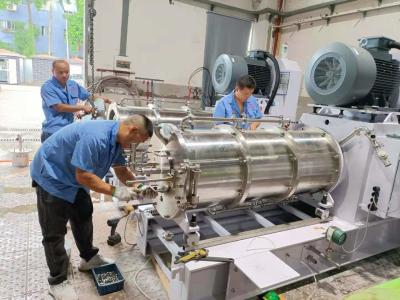 중국 250L 비 금속 광산을 위한 수평한 가는 구슬 선반 기계 디스크 유형 전 판매용