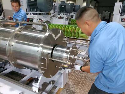 중국 MLCC 비 금속 가는에 있는 높은 산출 실리콘 탄화물 수평한 구슬 선반 250L 판매용