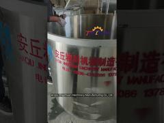 wms100 horizontal bead mill 100l 55kw with 1.0-2.5μm wet grinding mill