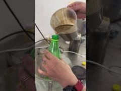 Liquid fertilizer dispersed by a small disperser