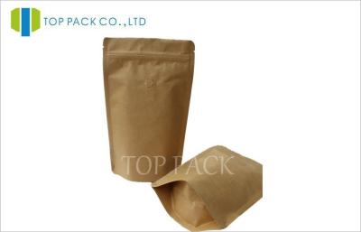 Cina Stia sulla carta kraft Del caffè che imballa, il commestibile delle borse dello zip di Kraft 250gram in vendita