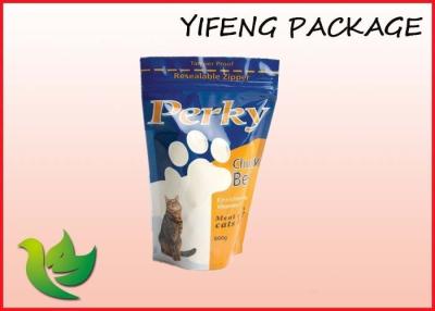 China Coloqúese para arriba de impresión del bolso del alimento para animales/del bolso de la cremallera para el acondicionamiento de los alimentos de perro en venta