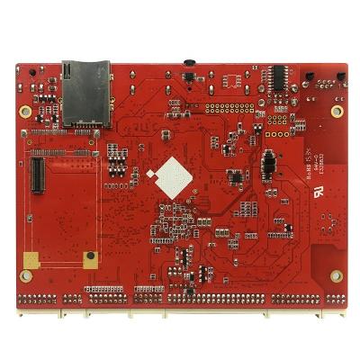 China 1.6mm PCB Assembly Services Red PCB Board For Industrial Motherboard for sale