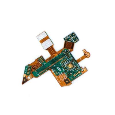 China 4 Layer Rigid Flex PCB Board 1.6mm ENIG Lead Free Green Soldermask UL Approval for sale