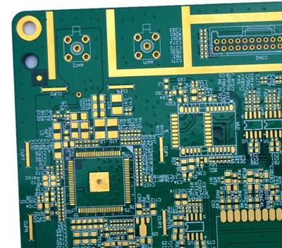 China Furo ligado MERGULHO personalizado da eletrônica 0.2mm de SMT da placa do protótipo do PWB de PCBA à venda