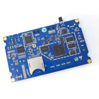 China 4 Layer Prototype Pcb Fabrication Assembly 1.6mm FR4 Blue Soldermask HASL for sale