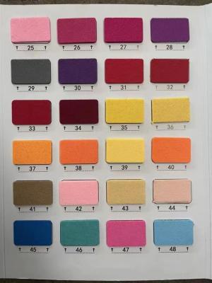 China 150 gram kleurrijke 1 mm-4 mm polyester naald geperst niet-geweven stof felt voor bekleding Te koop