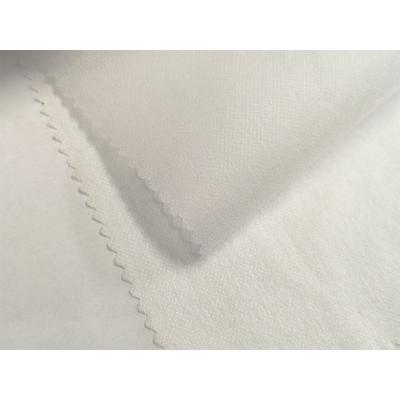 Cina Interlinings Interlinings 16-100gsm Polyester Double Dot Non woven Thin Fusible Interlinings in vendita