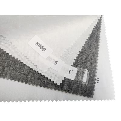 Cina 50% di poliestere / 50% di nylon Gaoxin Fusible Interlining Microdot Fusing Interlining in vendita