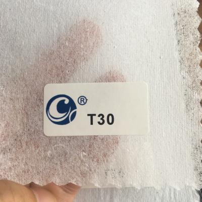 Cina Indumenti di fusione di interfaccia GAOXIN legame chimico strappare via stabilizzatore interlining ricamo carta di supporto in vendita
