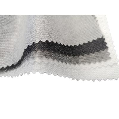 Cina Larghezza personalizzata Interlining fusibile non tessuto con gomma rimane 50% poliestere 50% nylon in vendita
