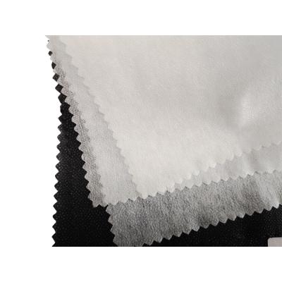 Cina Larghezza personalizzata Interlining fusibile non tessuto con gomma rimane 50% poliestere 50% nylon in vendita