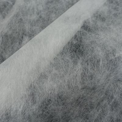 China Hot Water Soluble Satin Fabric Non Woven Interlining For 100-152cm Width for sale