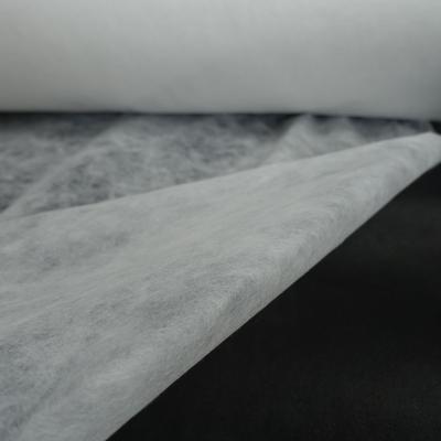 China Hot Water Soluble Satin Fabric Non Woven Interlining For 100-152cm Width for sale