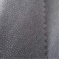 China Customized Width GAOXIN 100% Polyester Hot Melt Adhesive Lining Non Woven Interlining for sale