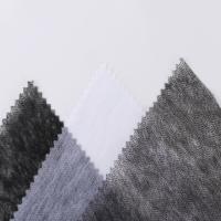 China Customized Width GAOXIN 100% Polyester Hot Melt Adhesive Lining Non Woven Interlining for sale