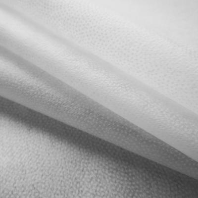 China Customized Width GAOXIN 100% Polyester Hot Melt Adhesive Lining Non Woven Interlining for sale