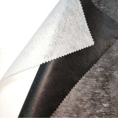 China Gaoxin Nonwoven Fusible Interlining Fabric for Dustcoat 100% Polyester Width 90-200cm for sale