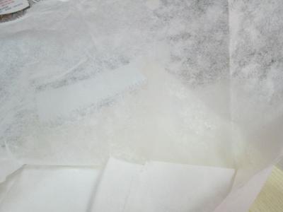 China Estabilizador de papel de respaldo de bordado fusionable no tejido para ancho normal 100-152 cm en venta